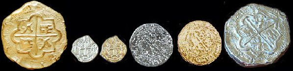 Pirate Coins, Replica Doubloons, Top Quality Cast Pewter. Look, Feel ...